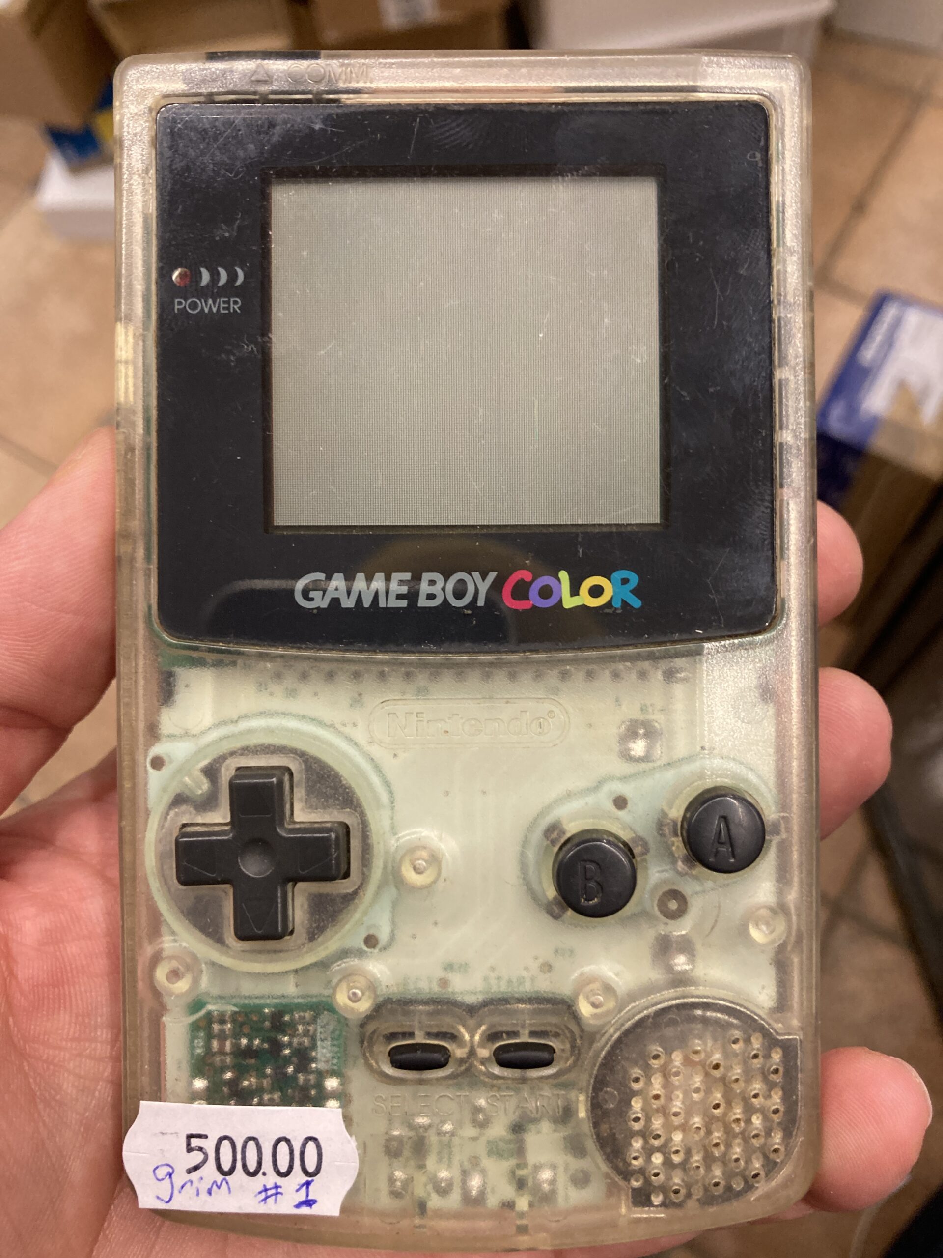 Gameboy Color: Transparent #1 – Nintendopusheren