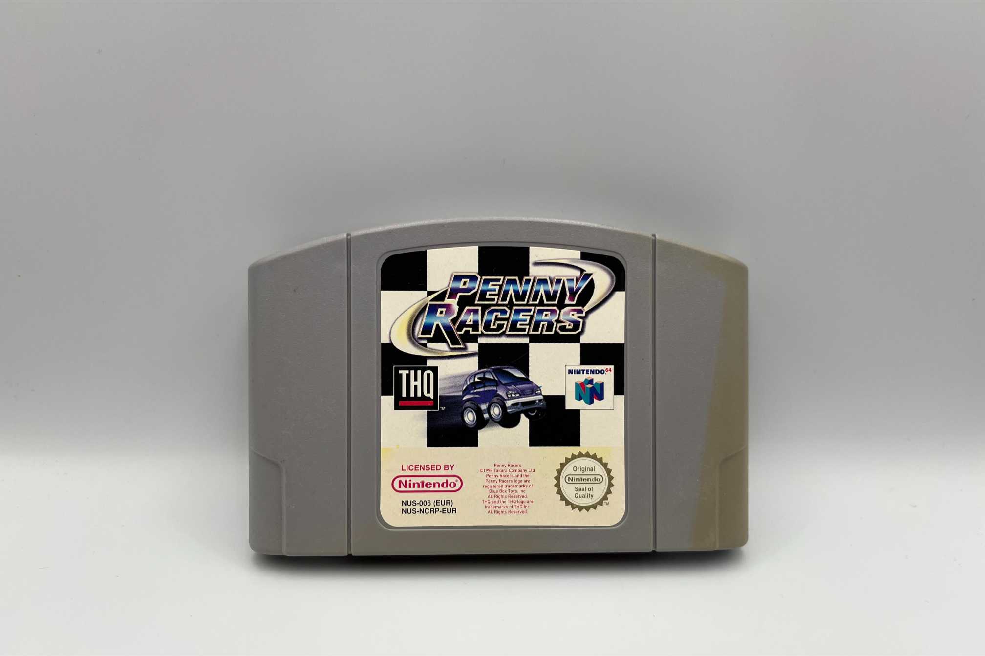 Penny Racers(N64: Løse spil) – grim label/cart – Nintendopusheren