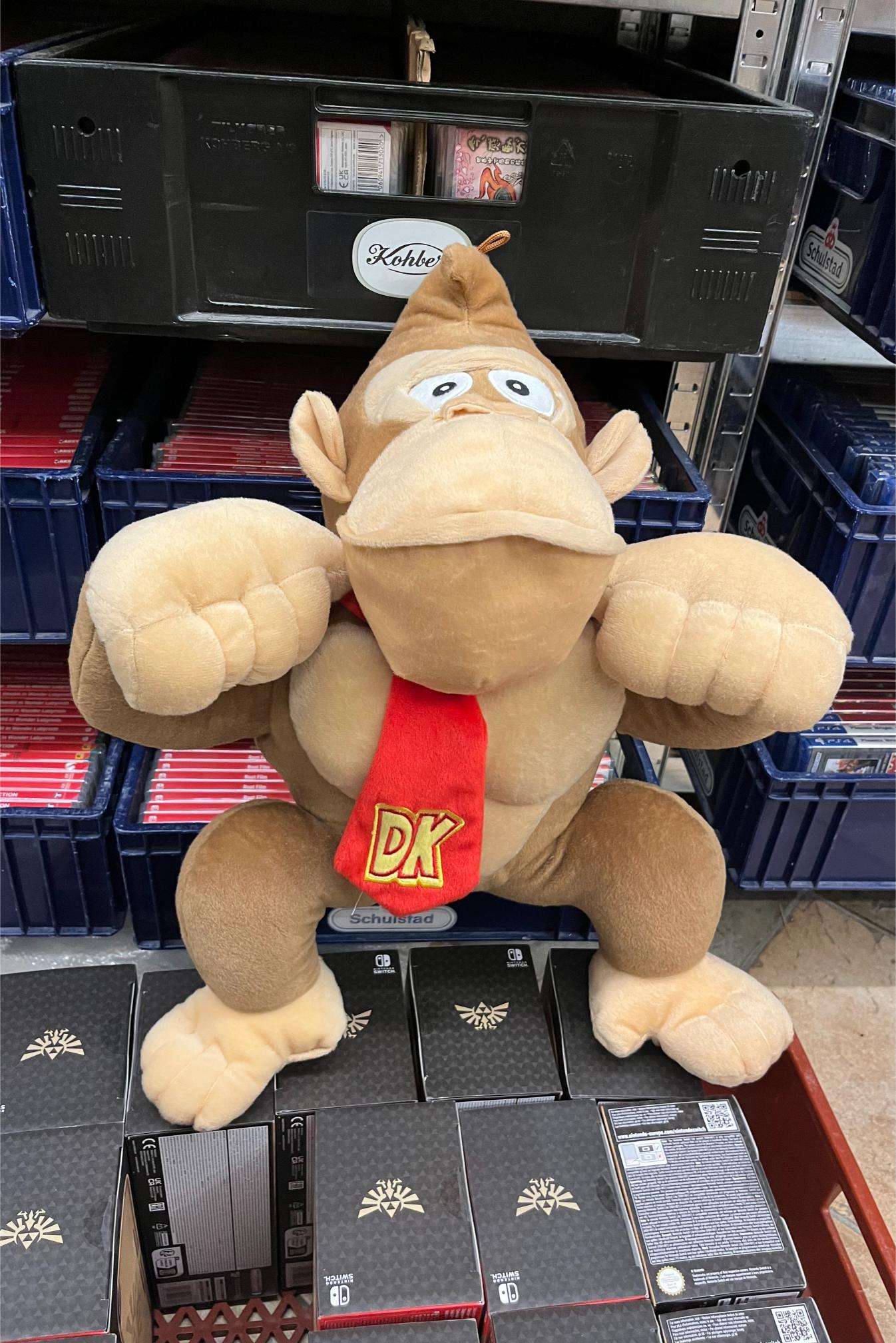 Donkey Kong-bamse/plush(Brugt) – Nintendopusheren