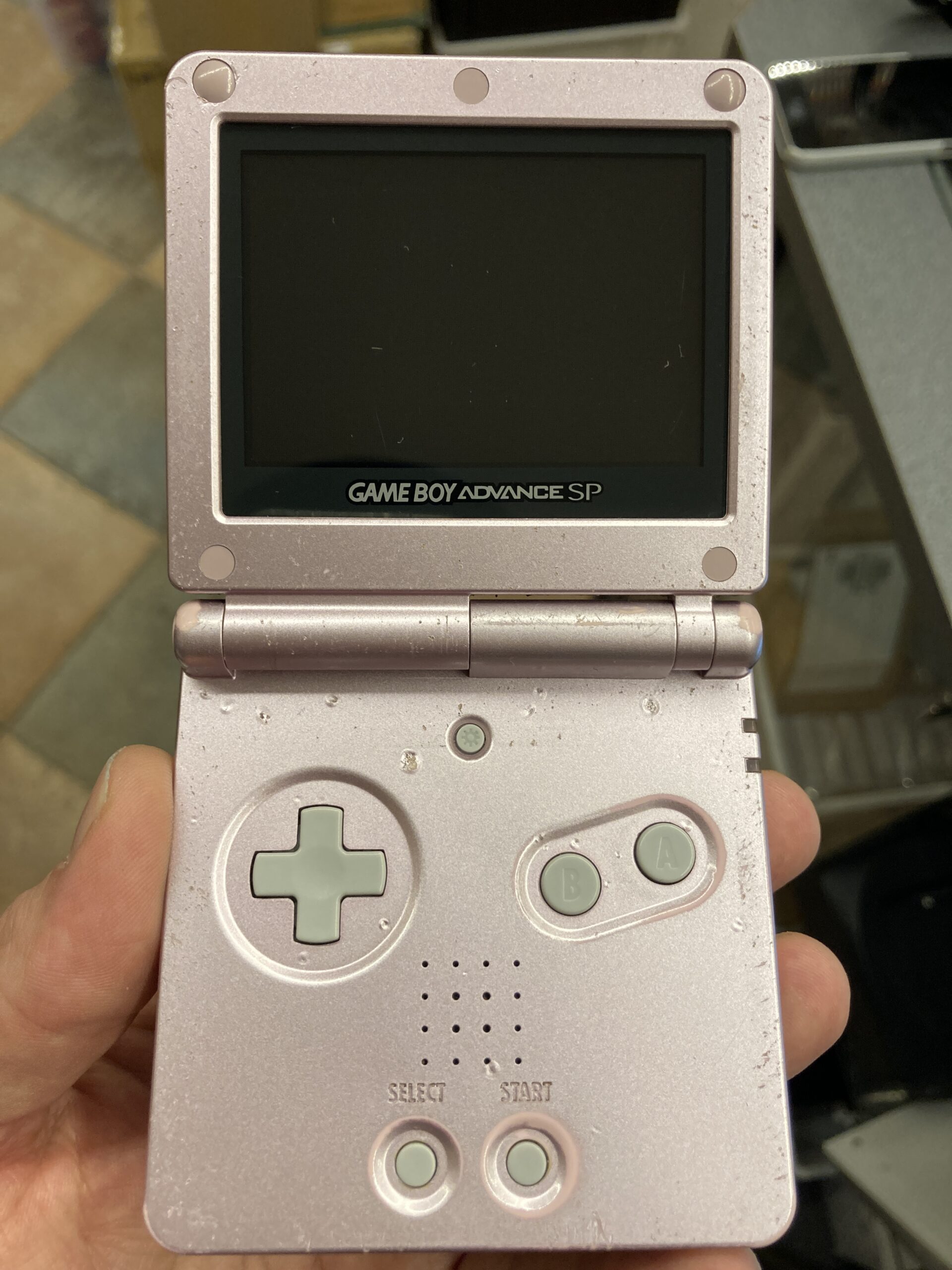 Gameboy Advance SP 101(pink) inkl. oplader #1 – Nintendopusheren