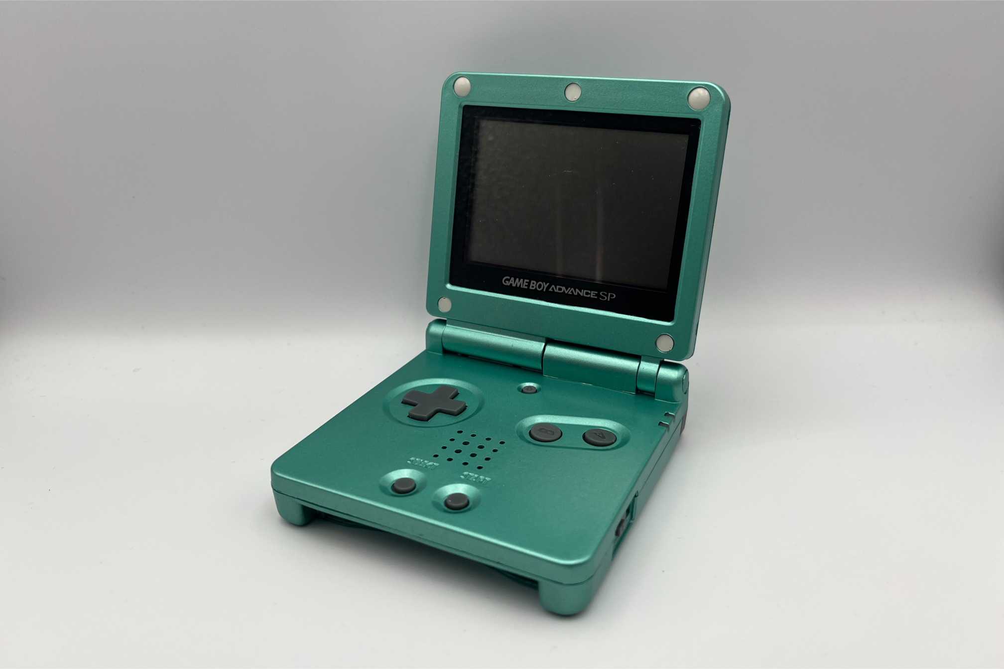 Gameboy Advance SP 001(metal green) inkl. oplader #1 – Nintendopusheren
